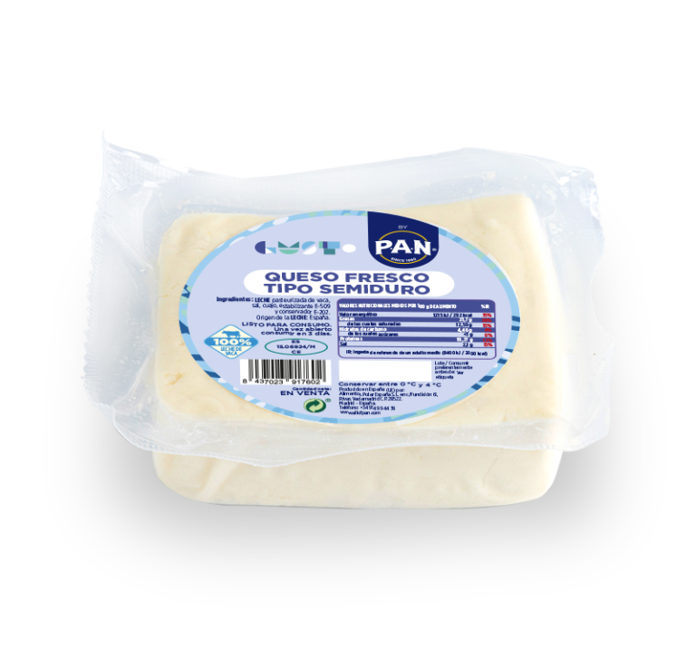 Queso fresco semiduro blanco pasteurizado/ 300 gr/ marca P.A.N ...